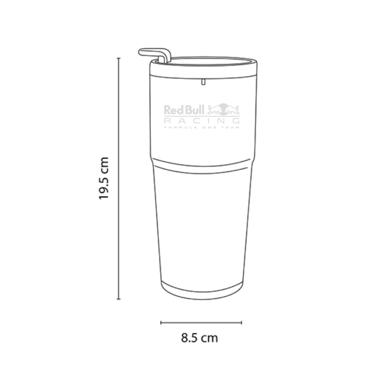 Termo LED Red Bull, Térmico de Acero Inoxidable , 500 ml, Red Bull ...