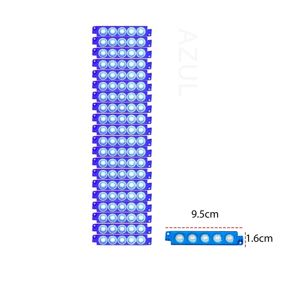 20 Módulos De 5 Led Tipo Encapsulado Varios Colores