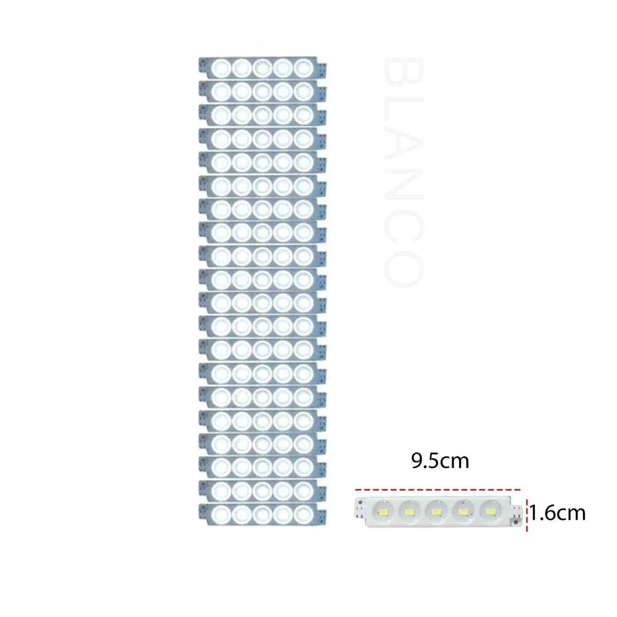 20 Módulos De 5 Led Tipo Encapsulado Varios Colores