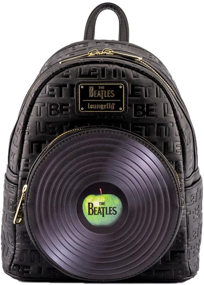Loungefly The Beatles Let It Be Vinyl Record Mini Backpack