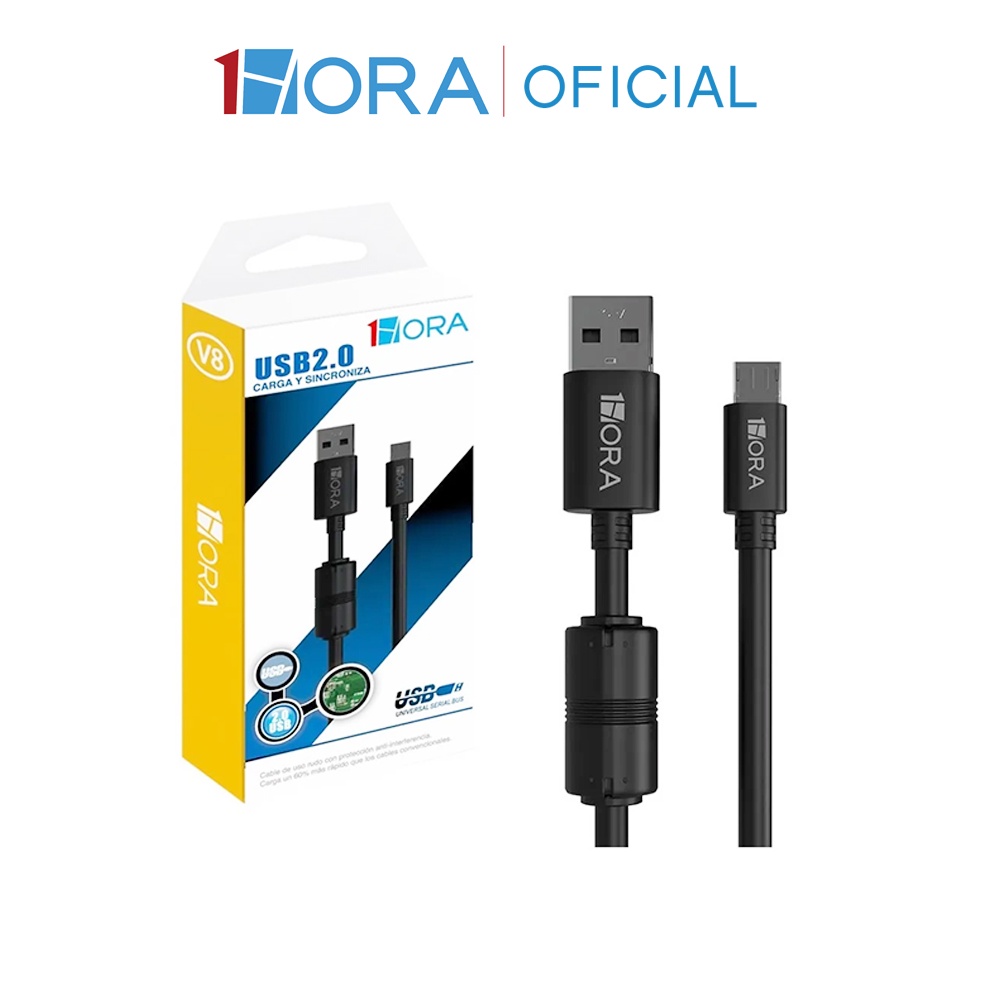 Cable V8 Micro USB Reforzado 1.5 metros