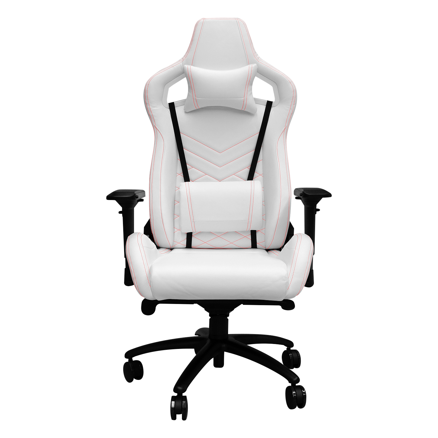 Silla Gamer Con Base En Aluminio Altura Variable Nibio Gs-12 Blanca
