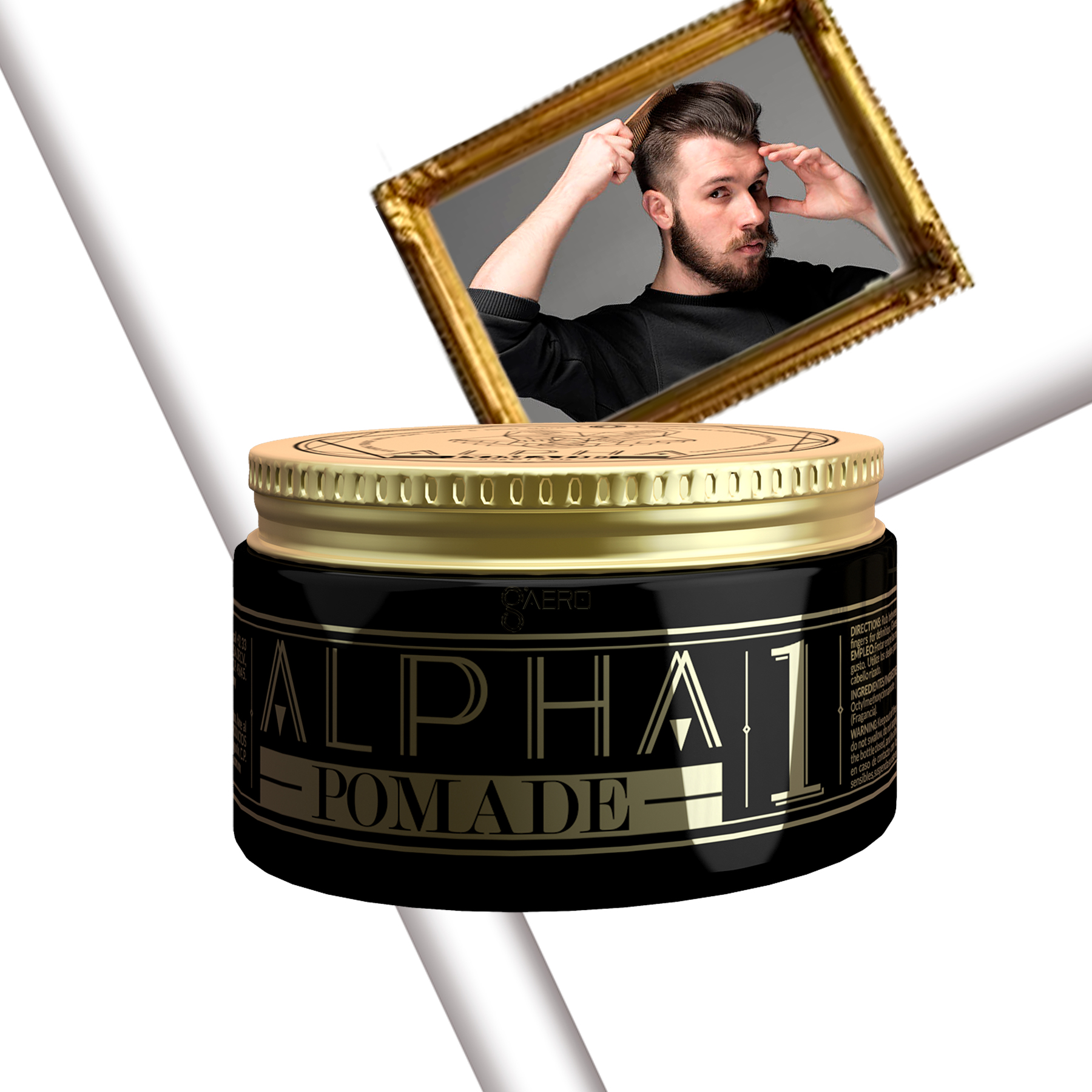 Ouro® Barber Alpha Pomade Modeladora 100g