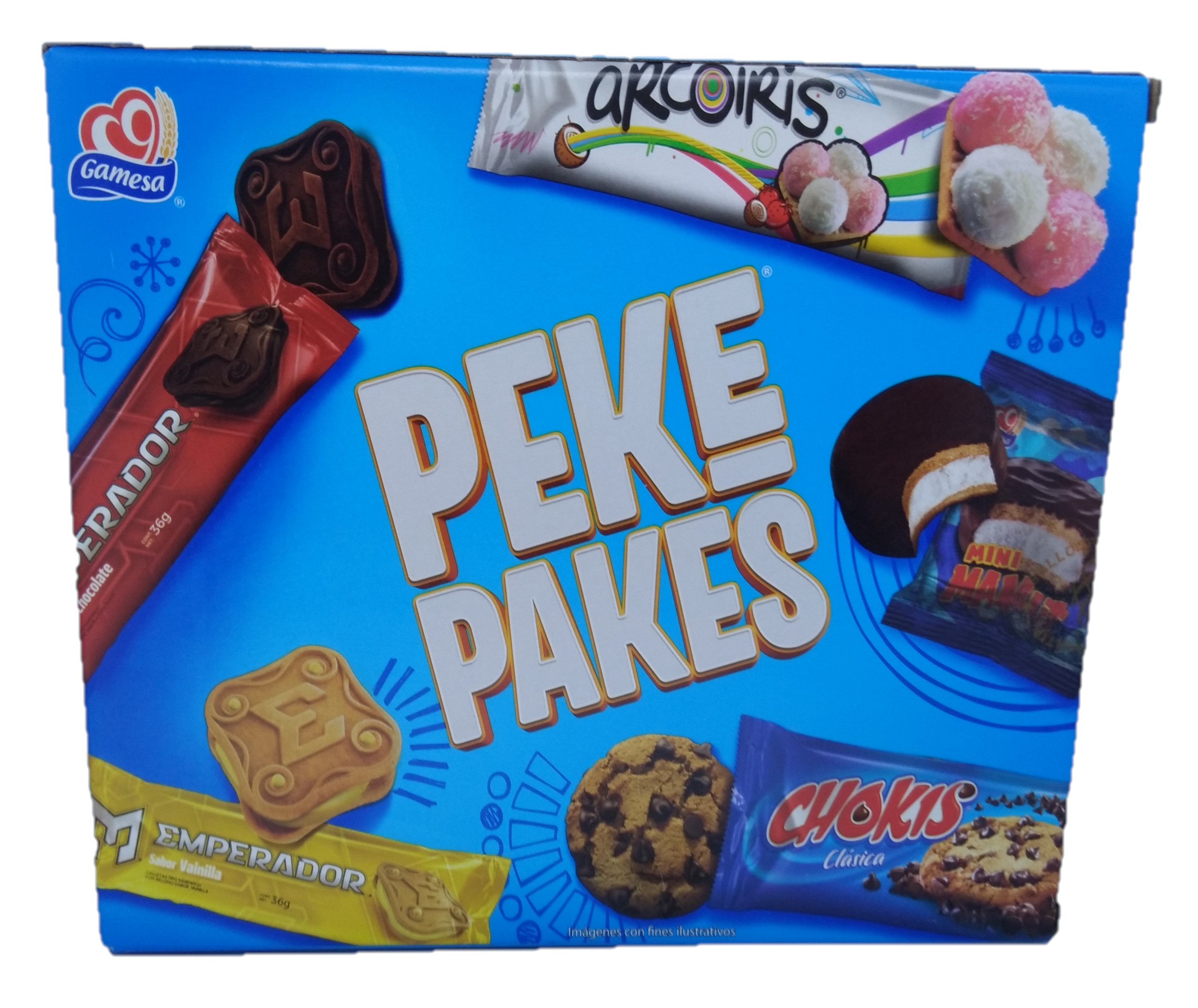 Peke Pakes Gamesa Galletas Surtidas 40pekepakes Net. 1,074kg