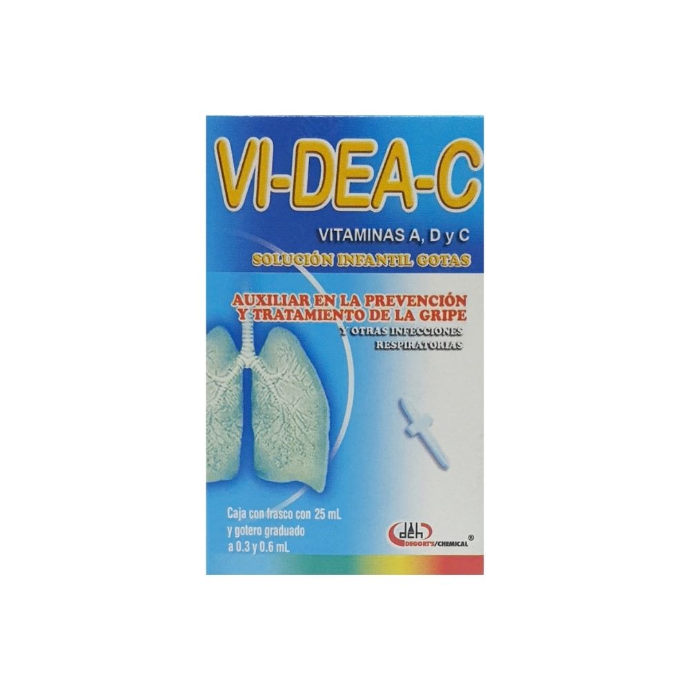Vi-Dea-C Sol Infantil Gotas Frasco 25 Ml Vitamina A, D, C Degorts