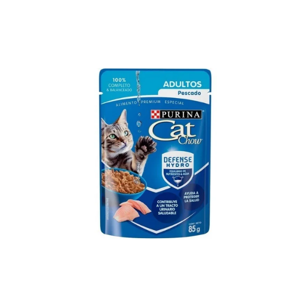 Alimento Húmedo En Sobre Para Gato Cat Chow Pack 24 De 85g
