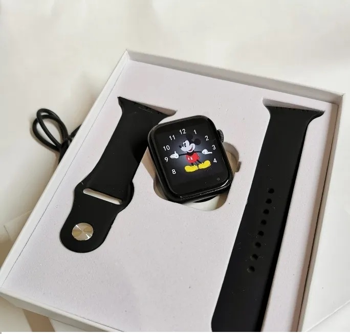 Smartwatch Reloj Inteligente negro Bluetooth con redes sociales