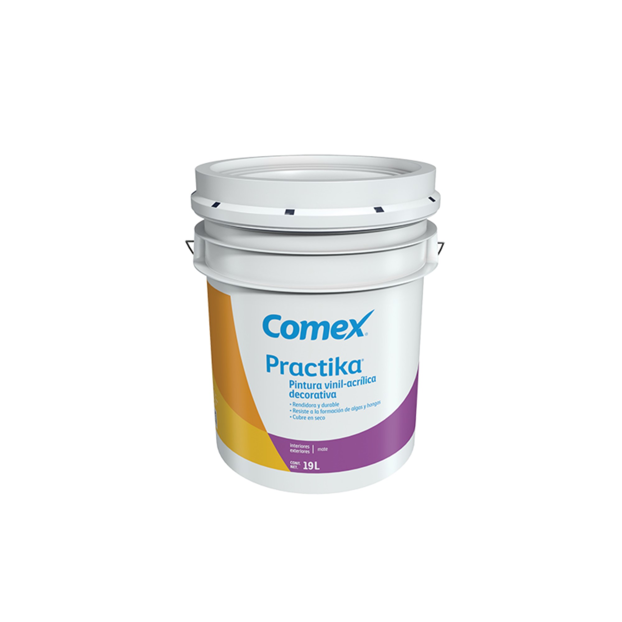 Pintura Blanca Interior Y Exterior Comex Practika 19 L