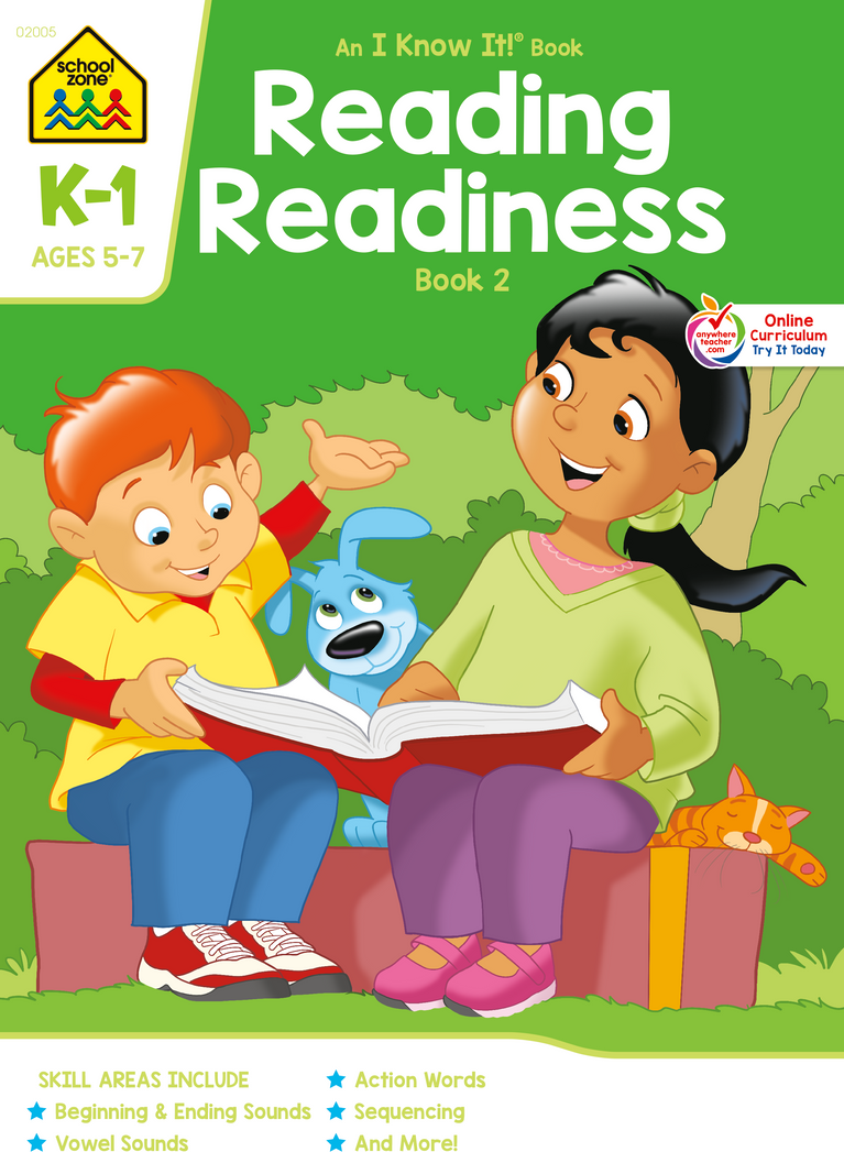 Cuaderno Reading Readiness Grades K-1 Workbook (Book 2)