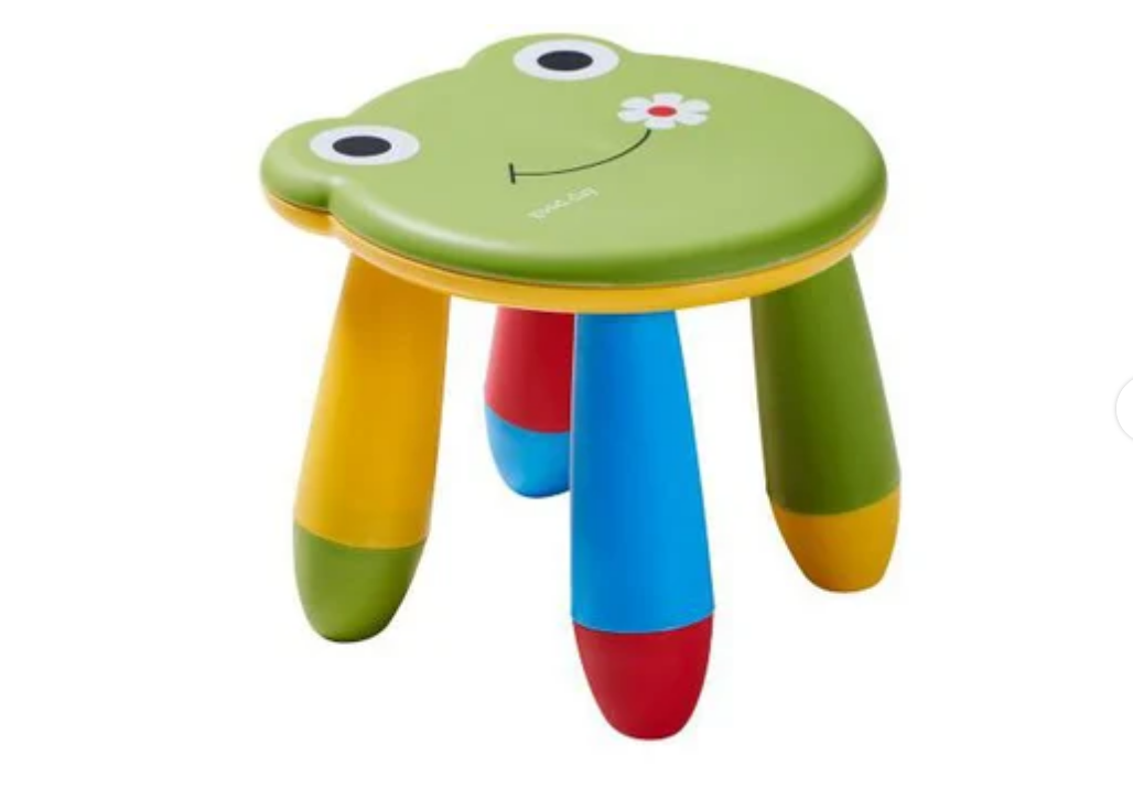 Banco infantil rana banquito para niños