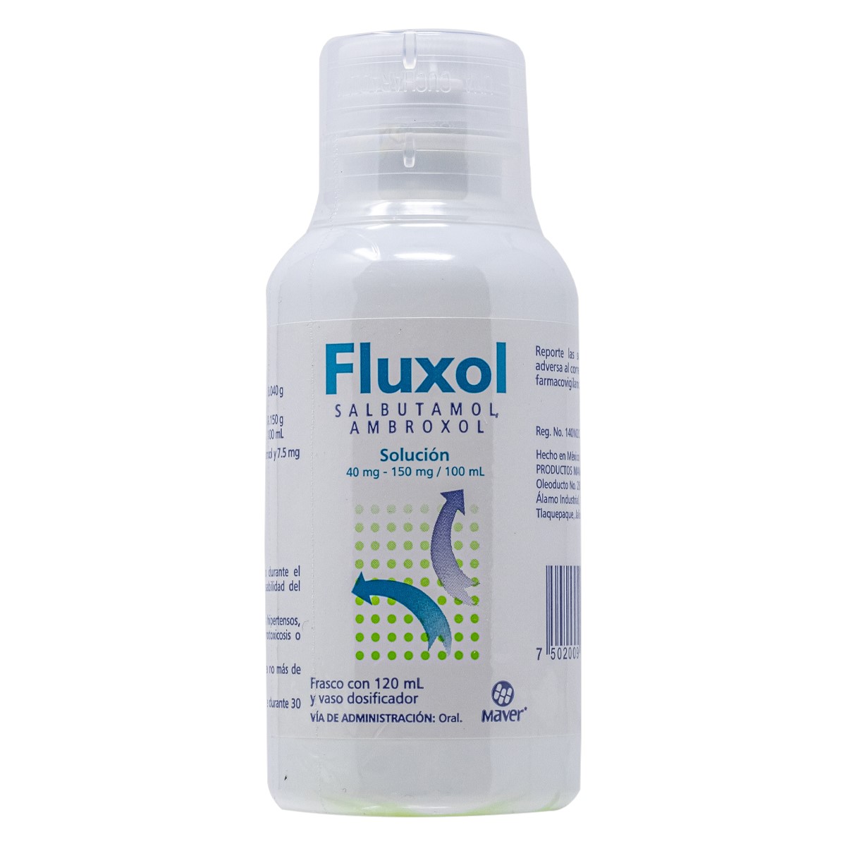 Fluxol, Ambroxol Y Salbutamol, Maver