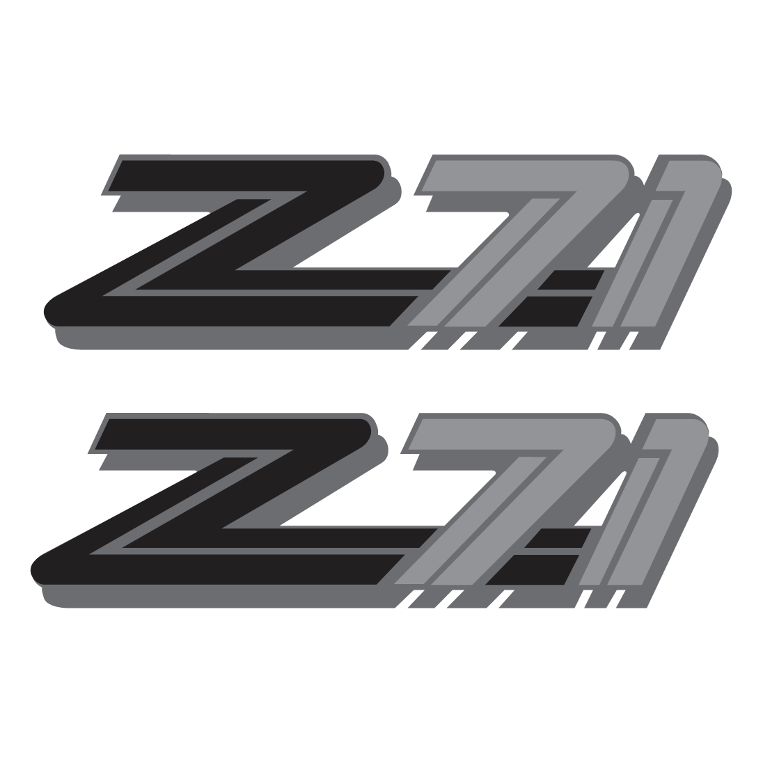 Sticker Z71 Para Costados De Batea Pick Up Silverado 1999 a 2000