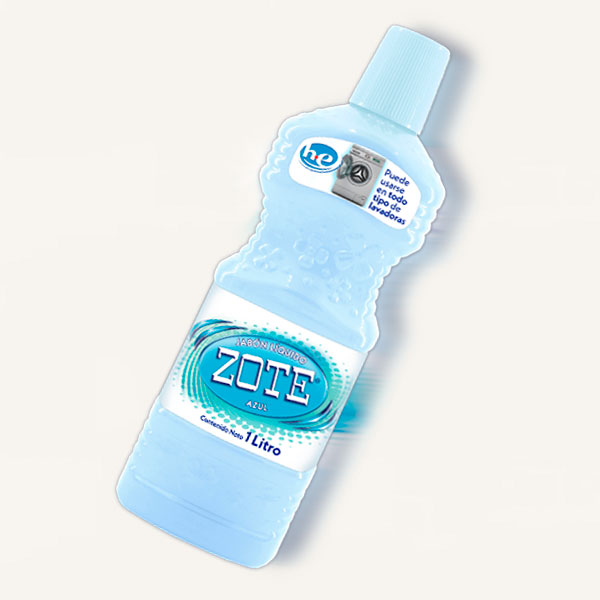 Jabón Zote Azul liquido de 1L caja con 12 pz Jabón Zote Azul liquido de 1L caja con 12 pz