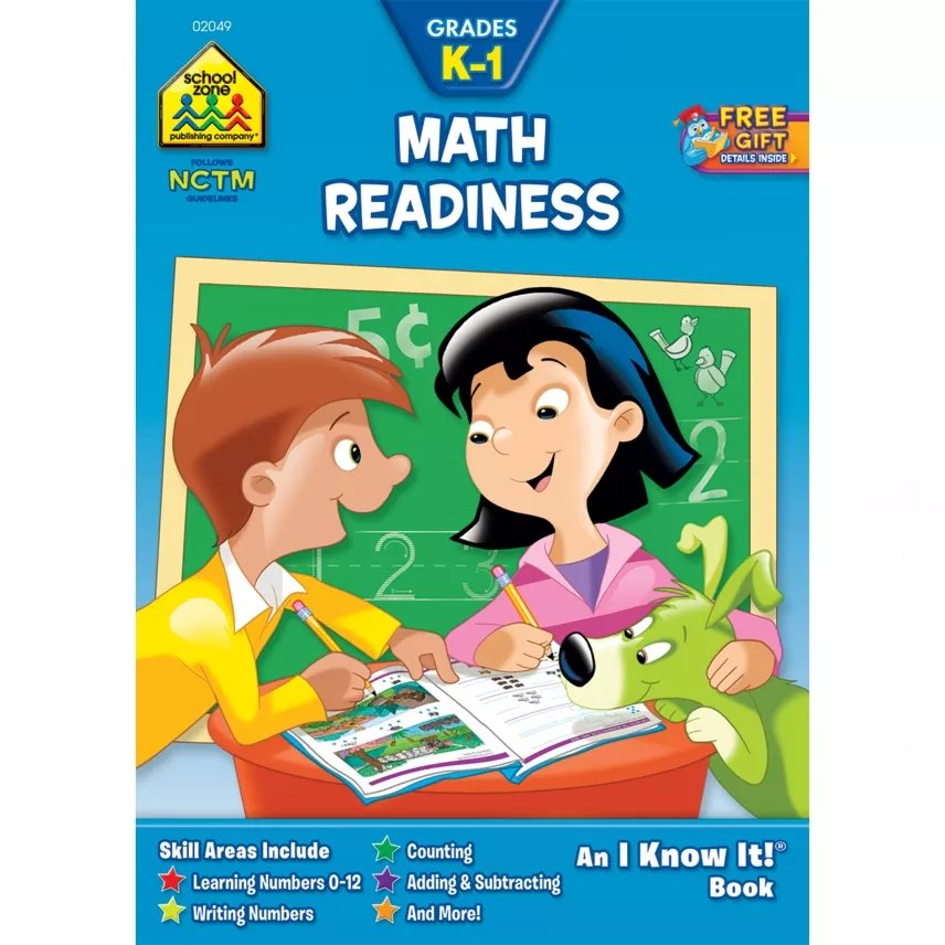 Caderno Math Readiness Grades K-1 Workbook
