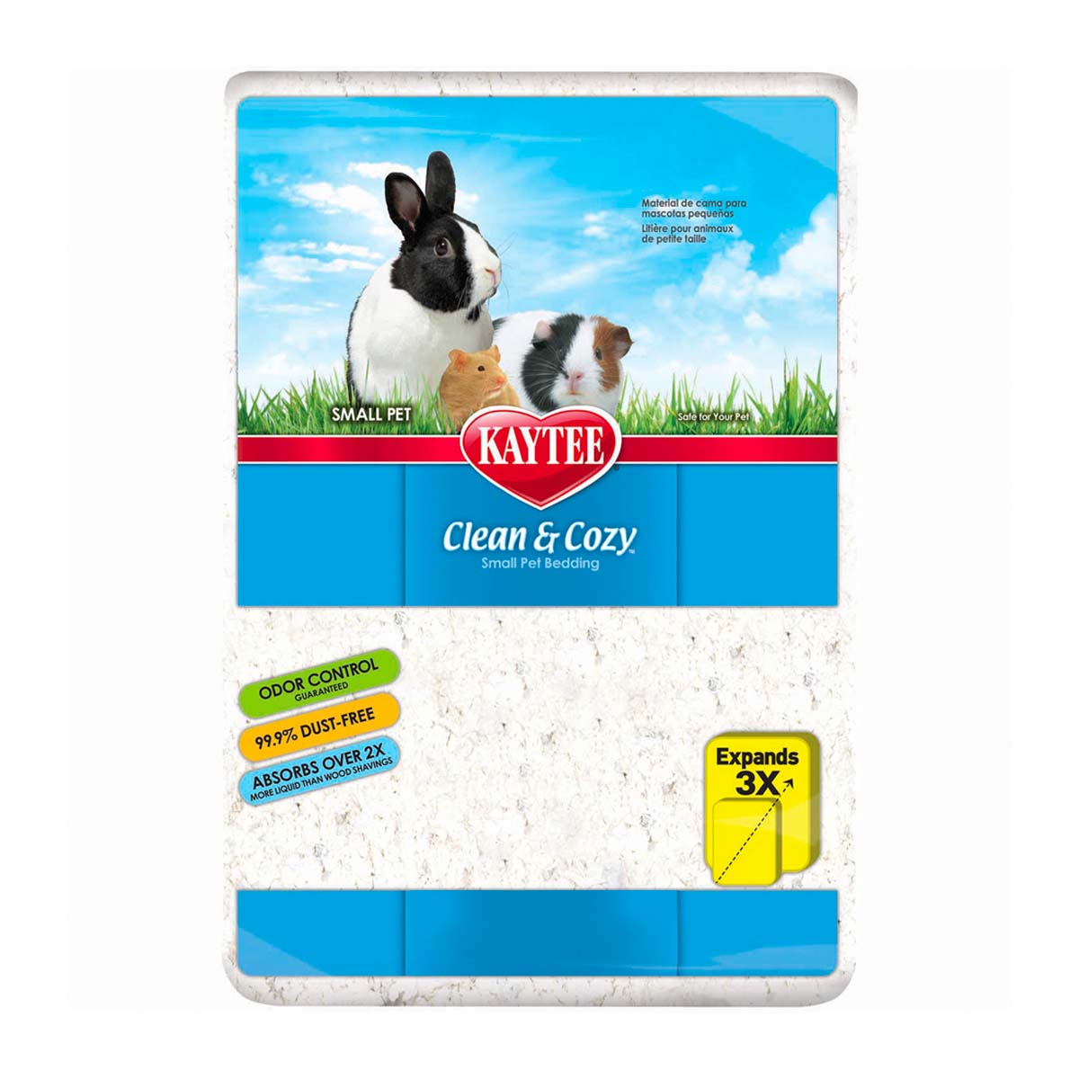 Sustrato Para conejo/cuyo Super Absorbente Blanco 85.0 Lts