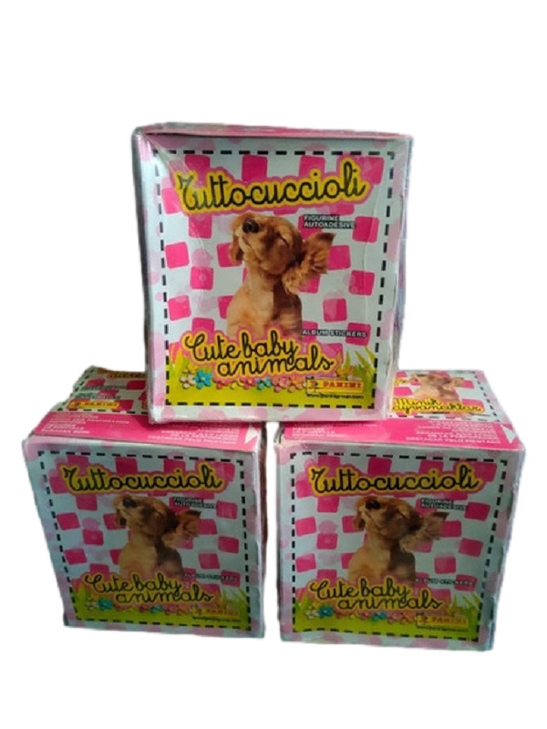 50 Sobres del álbum Cute Baby Animals Tiernos Animalitos oficial de Panini