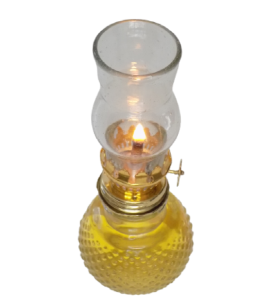 Quinqué Lámpara Clásica Vintage de Aceite Modelo Murano 16cm