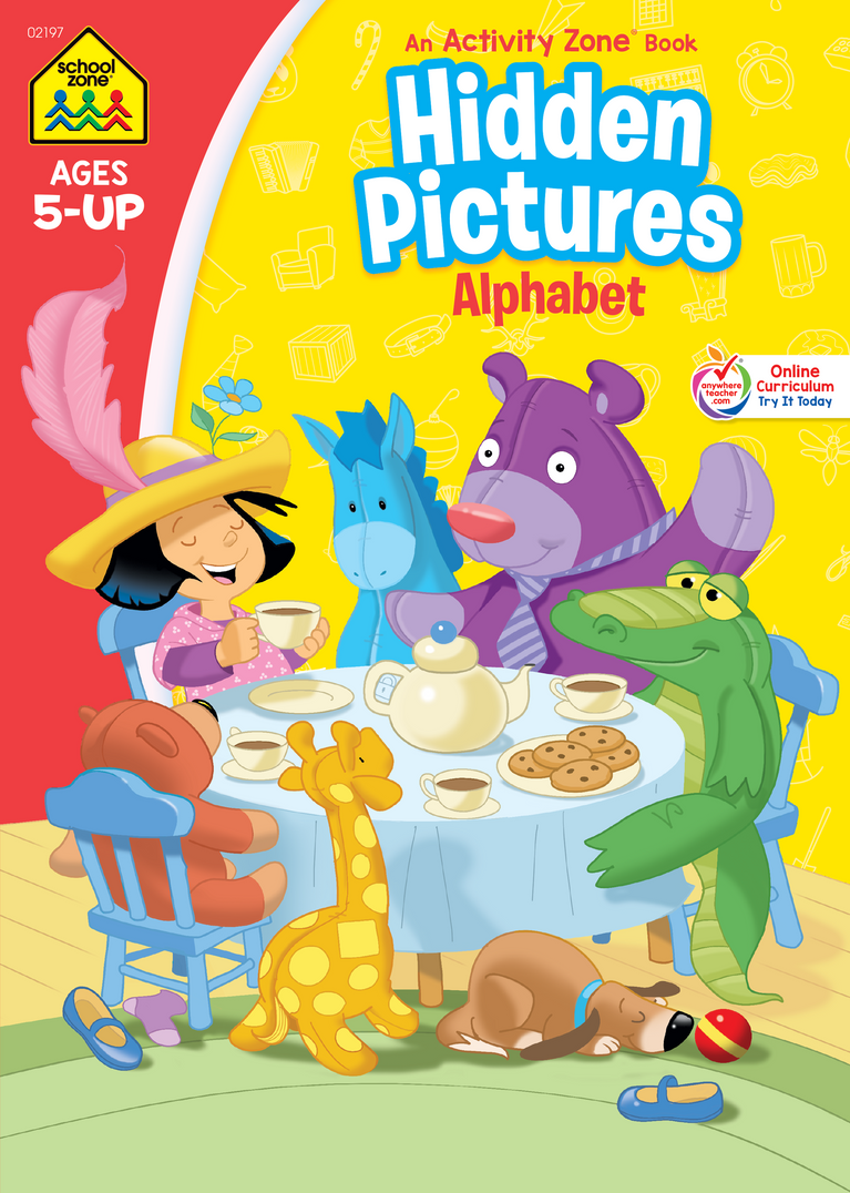 Cuaderno Hidden Pictures Alphabet Workbook