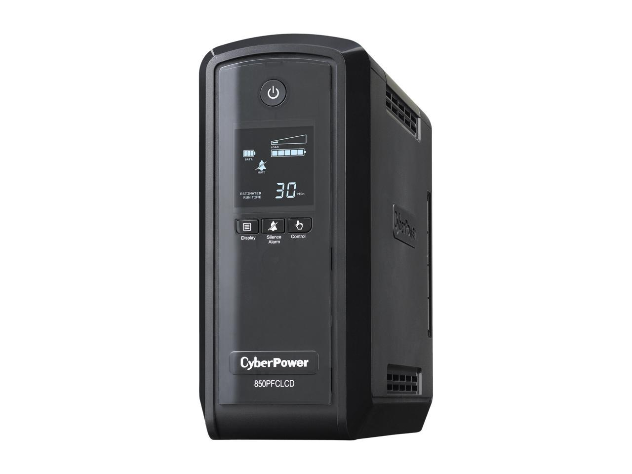 No Break CyberPower CP850PFCLCD 510W 850VA Linea interactiva PFC