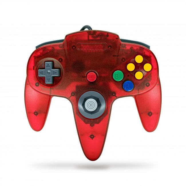 Control para Nintendo 64 N64 rojo sandia Tecknogame