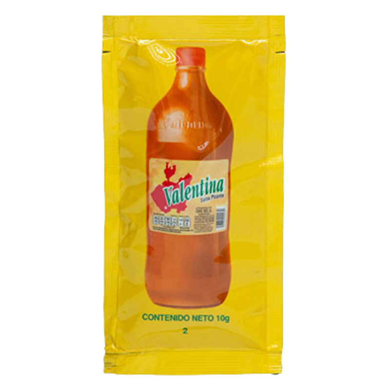 SALSA VALENTINA 10 GRAMOS 50 PIEZAS