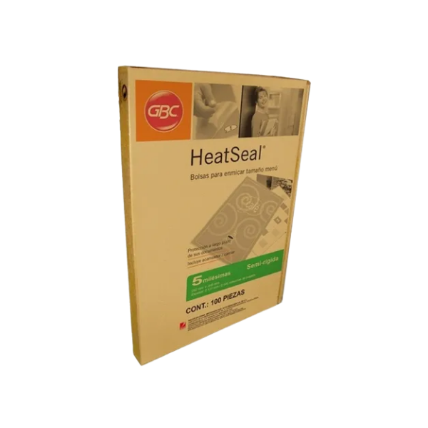 100 Micas Termica Tamaño Menú O Doble Carta Gbc 5 Milesimas