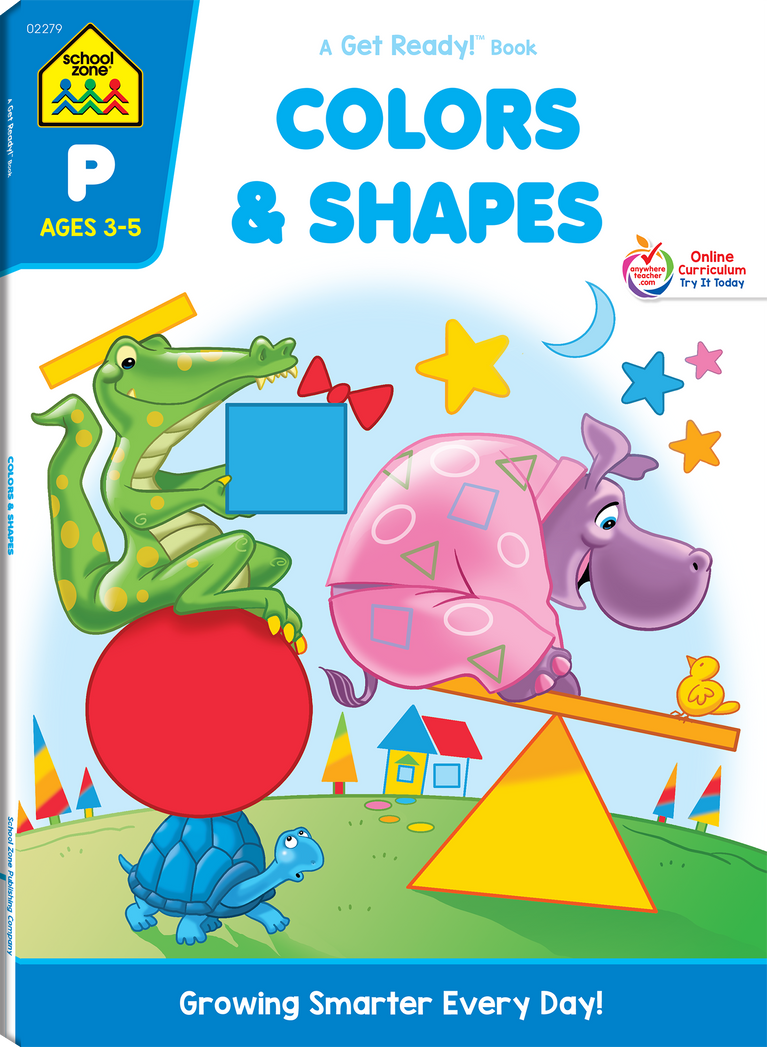 Cuaderno Colors & Shapes Preschool Workbook