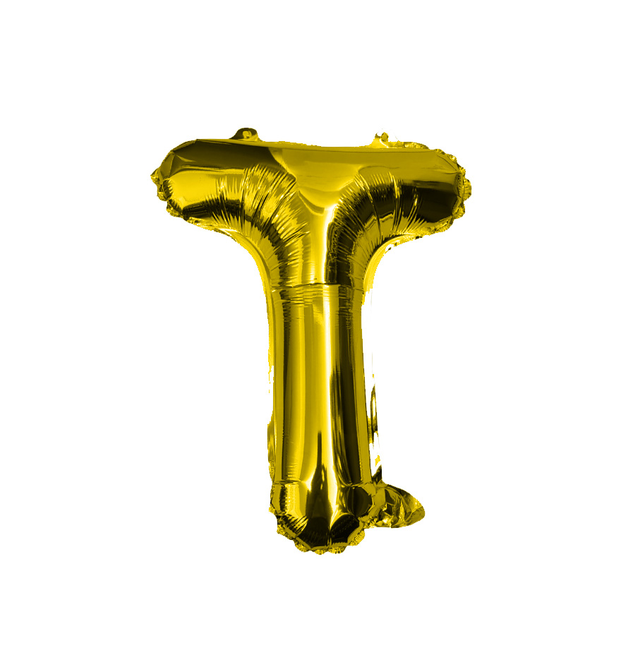 Globos de letra t de papel de aluminio de 14 pulgadas oro plata rose ...