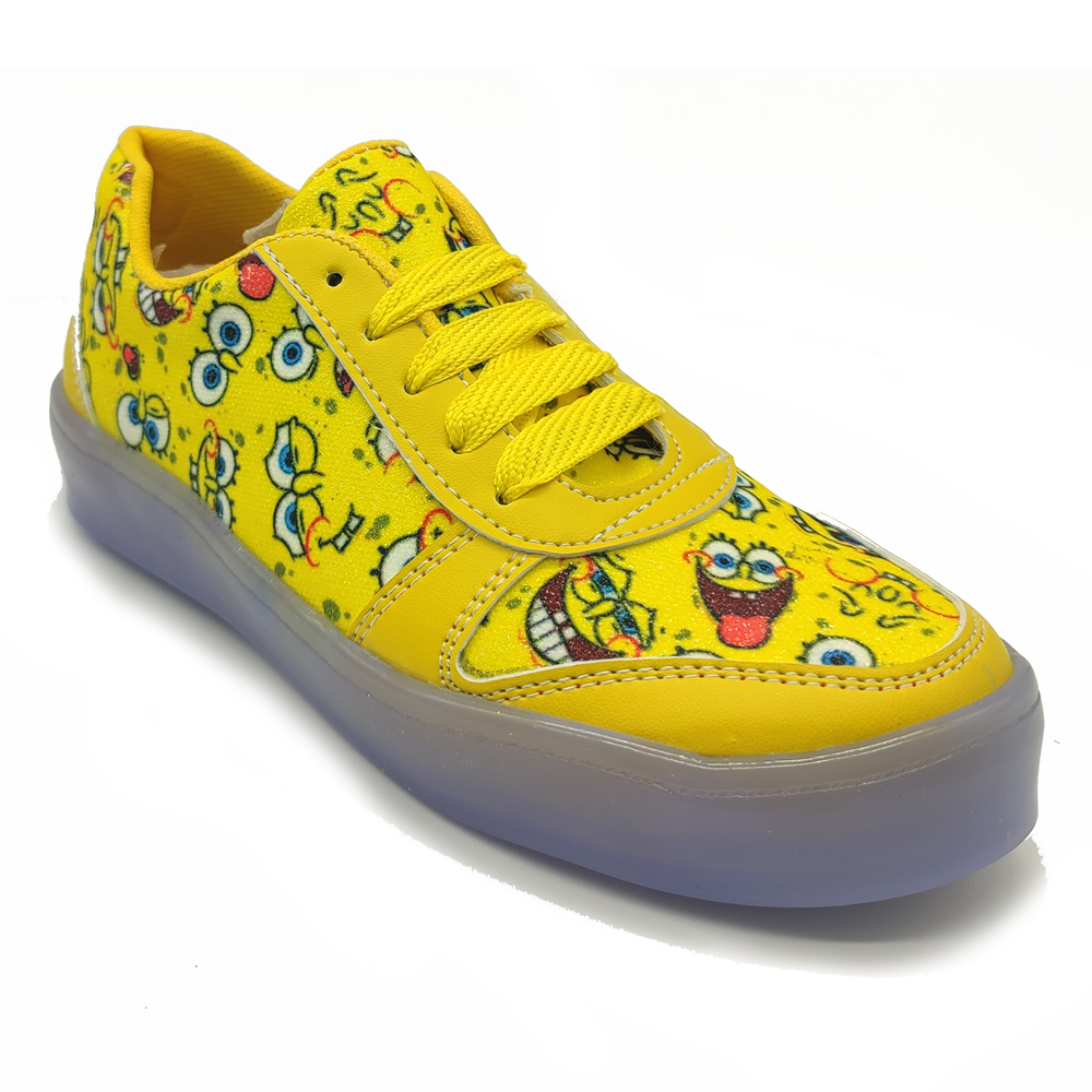 Tenis Bob Esponja Sneakers Niño Niña Luces Led Spongebob