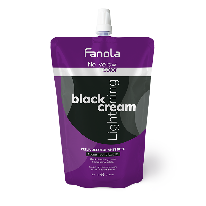 Crema decolorante negra 500 g. Black Lightening de Fanola