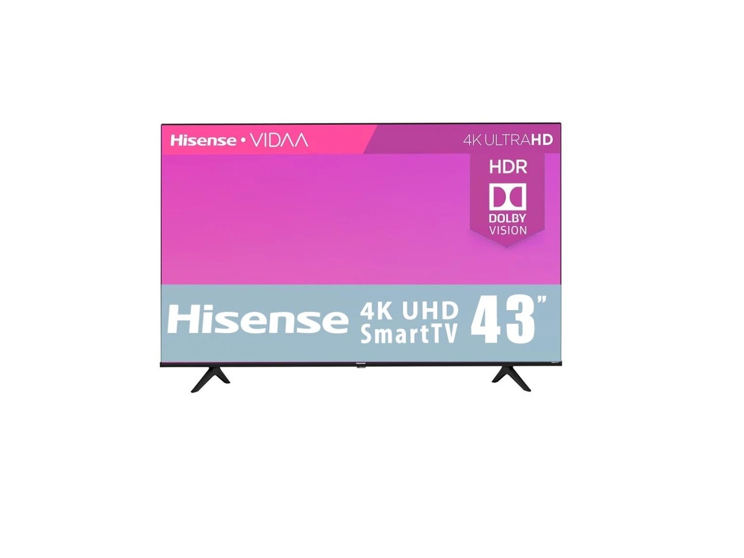 TV Hisense Pantalla 43 Pulgadas 4K Ultra HD Smart TV LED 43A6H