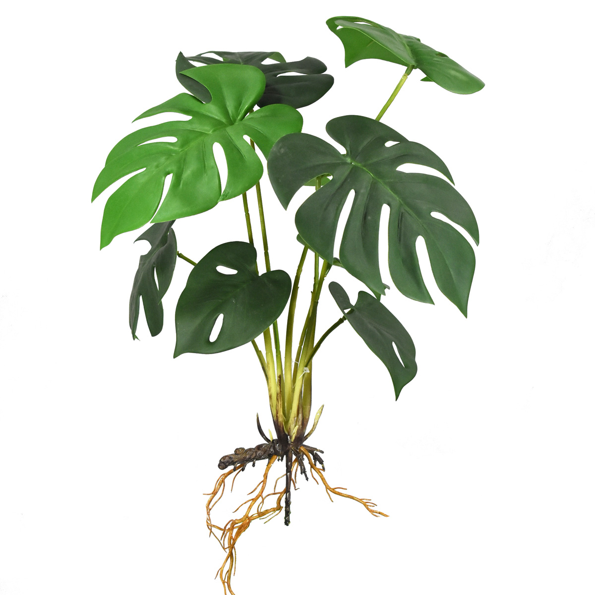 Planta De Monstera Artificial Planta Fina Con Raíz 42 Cm