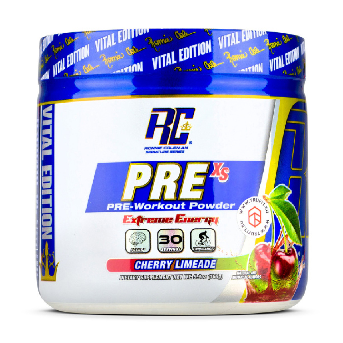 Pre Entreno Ronnie Coleman Pre Xs 168g 30 Serv Manzana Verde