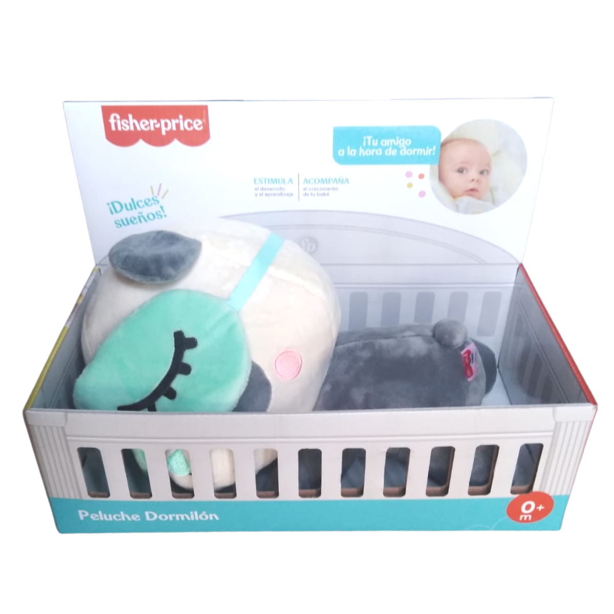 Peluche Dormilón Panda Acostado De 30 Cm Fisher Price