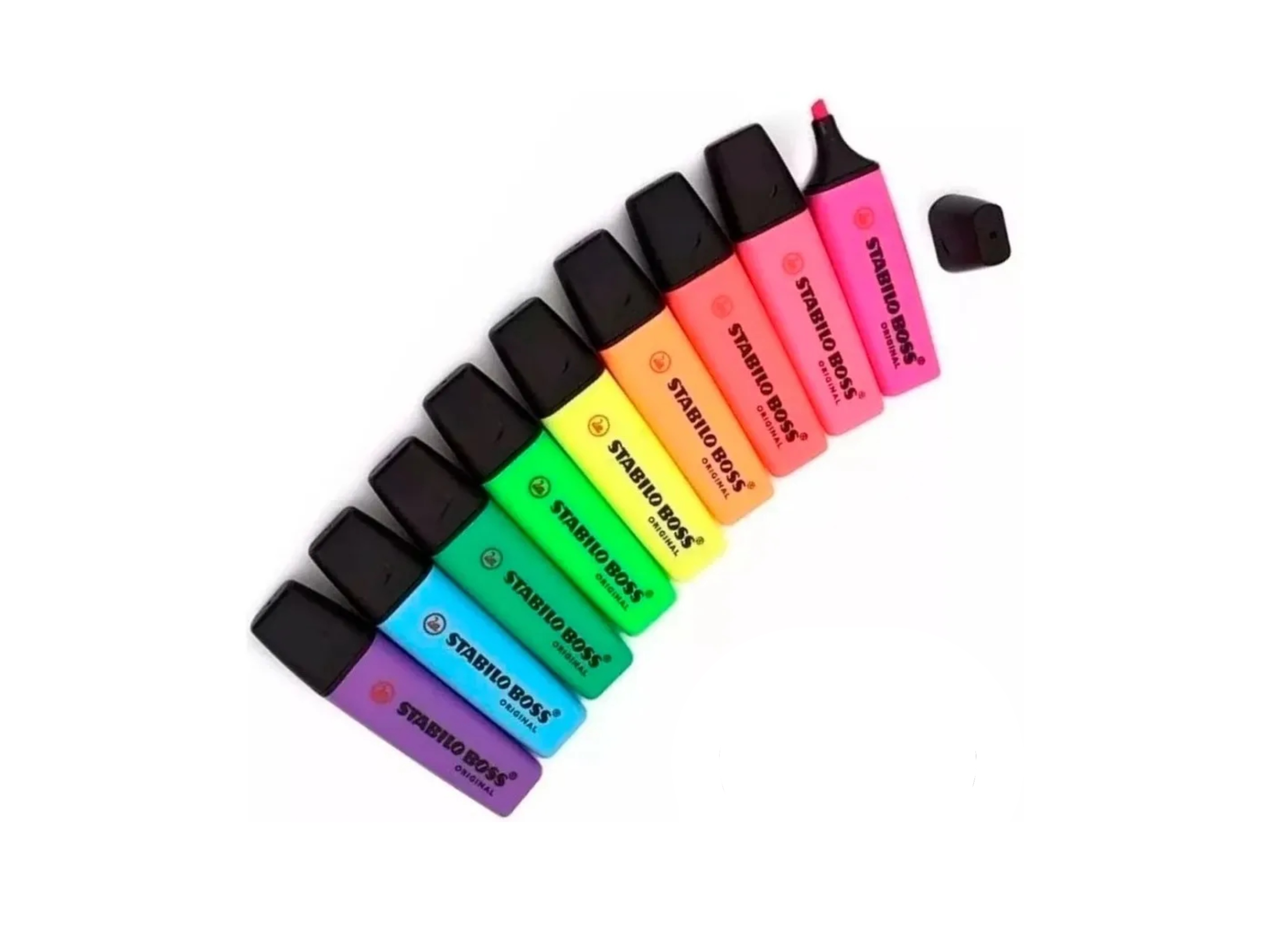 Marca Textos Stabilo Boss Neón Caja C/9 Piezas Combinado