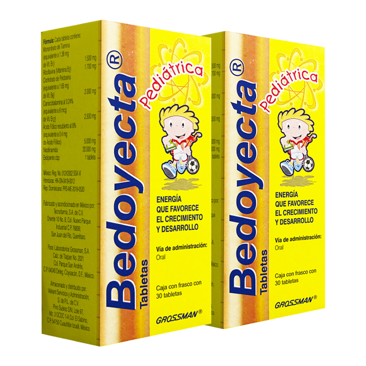Bedoyecta Pediátrica Pack De 60 Tabletas