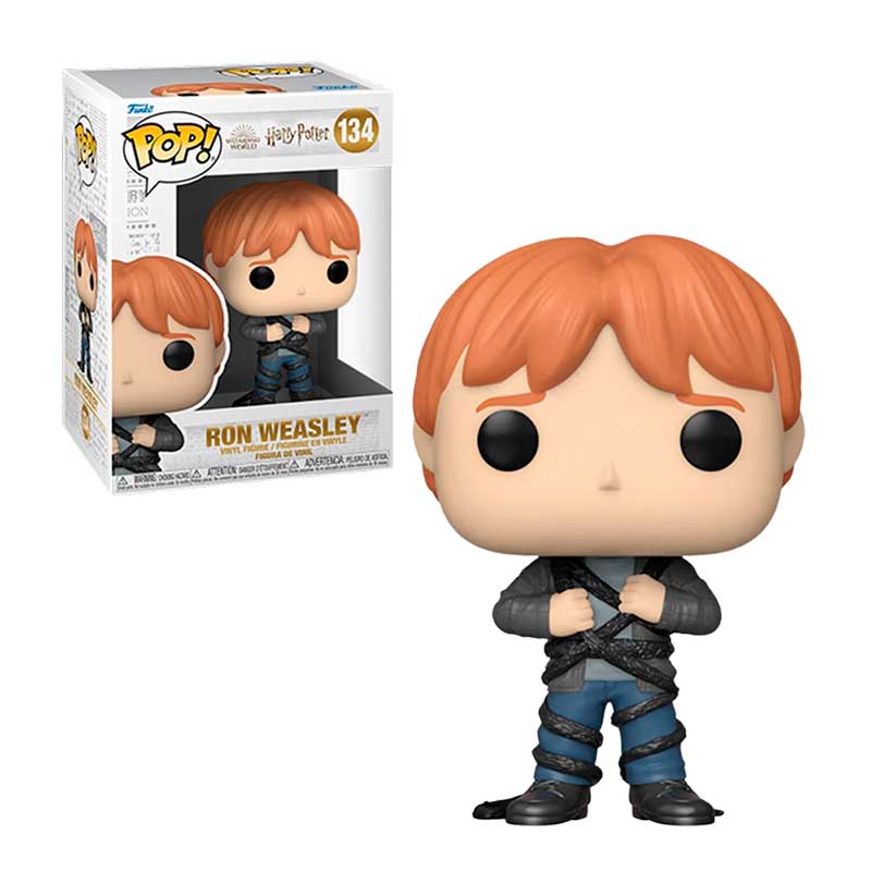 Funko Pop Ron Weasley Lazo Del Diablo #134 Aniversario Harry Potter ...