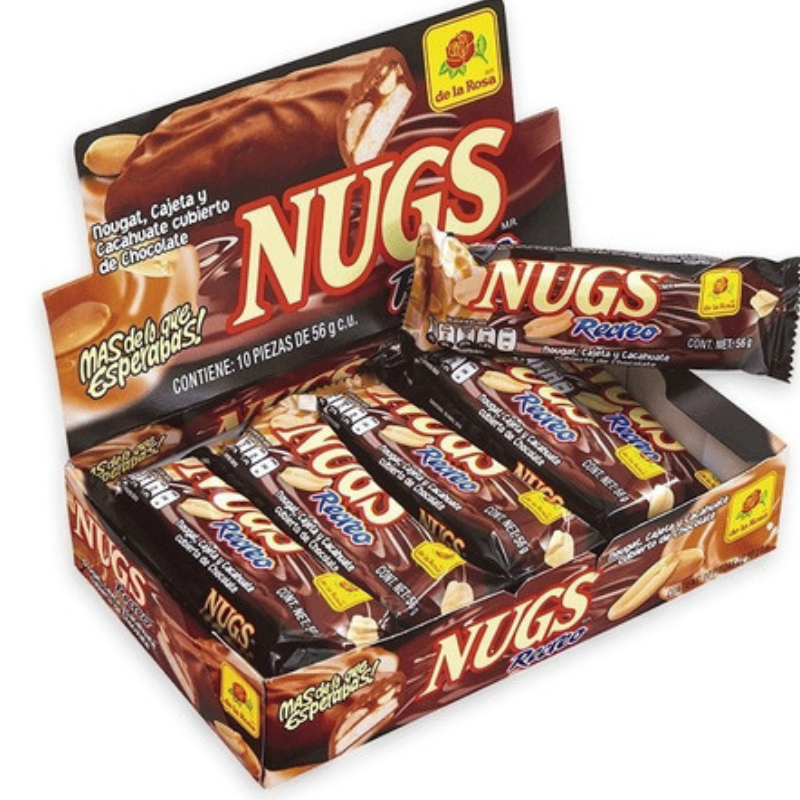 CHOCOLATE NUGS RECREO 10 PIEZAS
