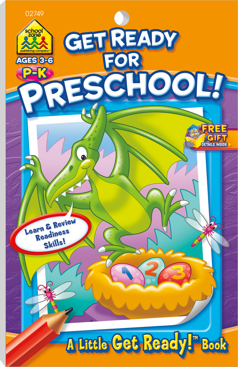 Cuaderno Get Ready For Preschool Grades P-K Workbook