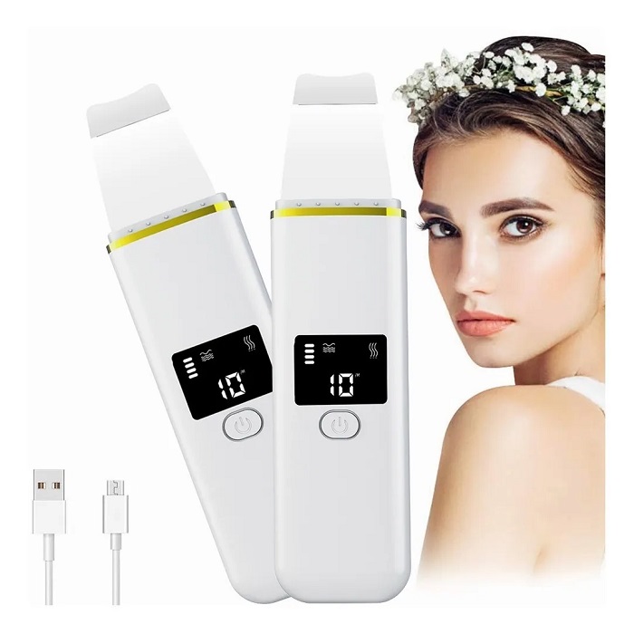 Espátula Limpiadora Ultrasónica Facial De Espinillas Con Led