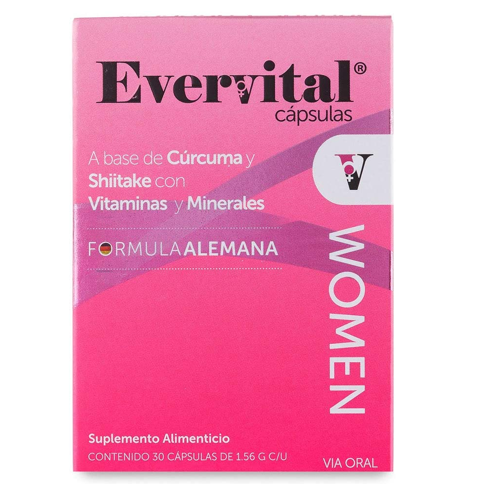 Evervital Women Suplemento alimenticio 30 cápsulas