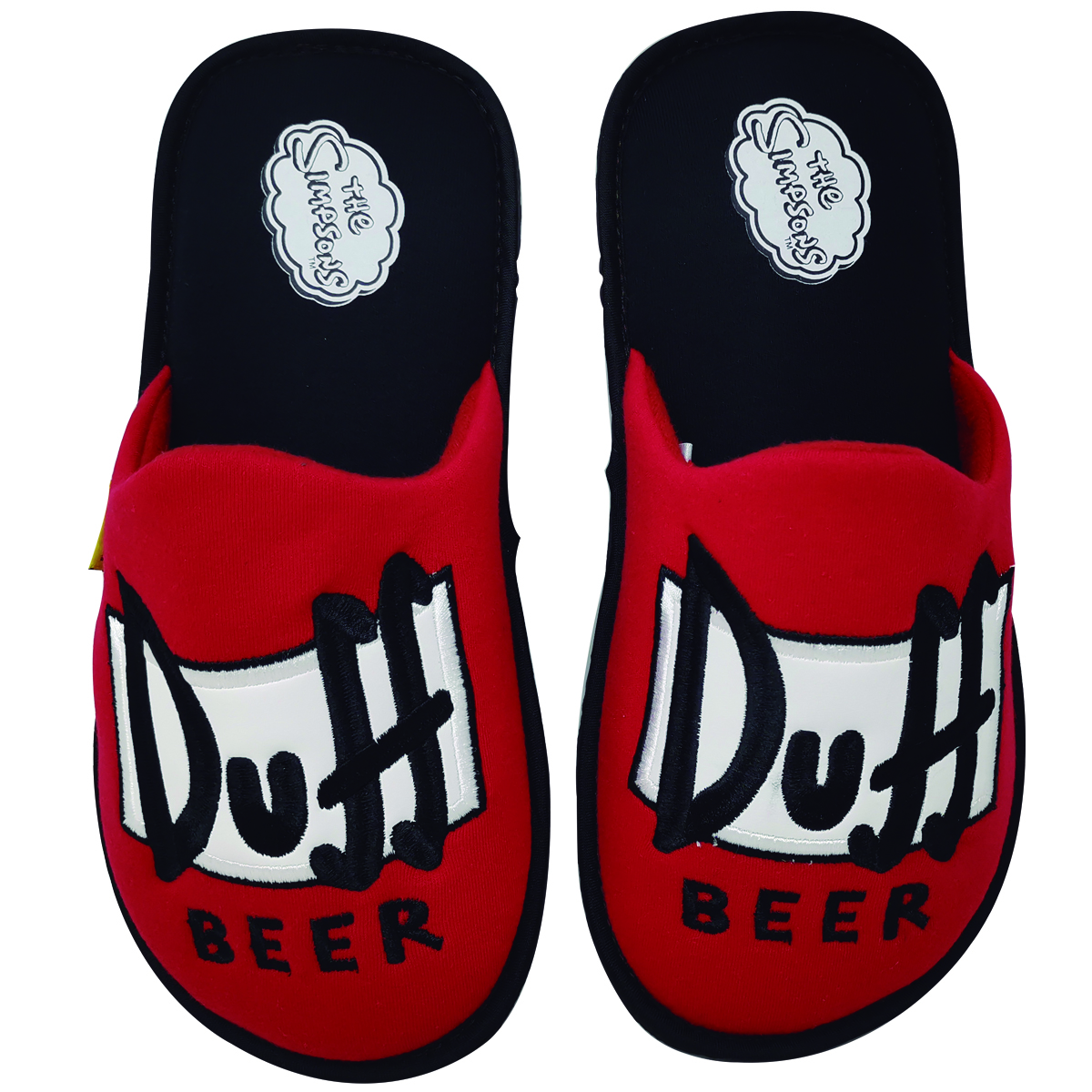 Pantufla Los Simpson Duff Color Rojo Para Caballero