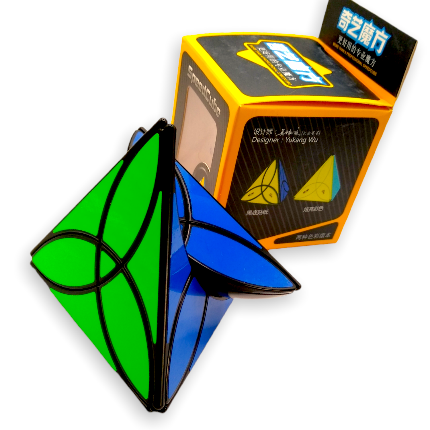 Clover Pyraminx Qiyi Pirámide de nuevo concepto Pirámide Rubik SpeedCube