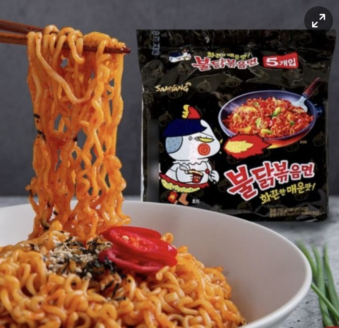 Sopa Instantánea Ramen Coreano Picante Buldak 5pzs