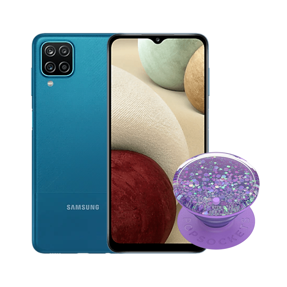 Samsung Galaxy A12 4/64 GB Azul+ Pop Socket 3D