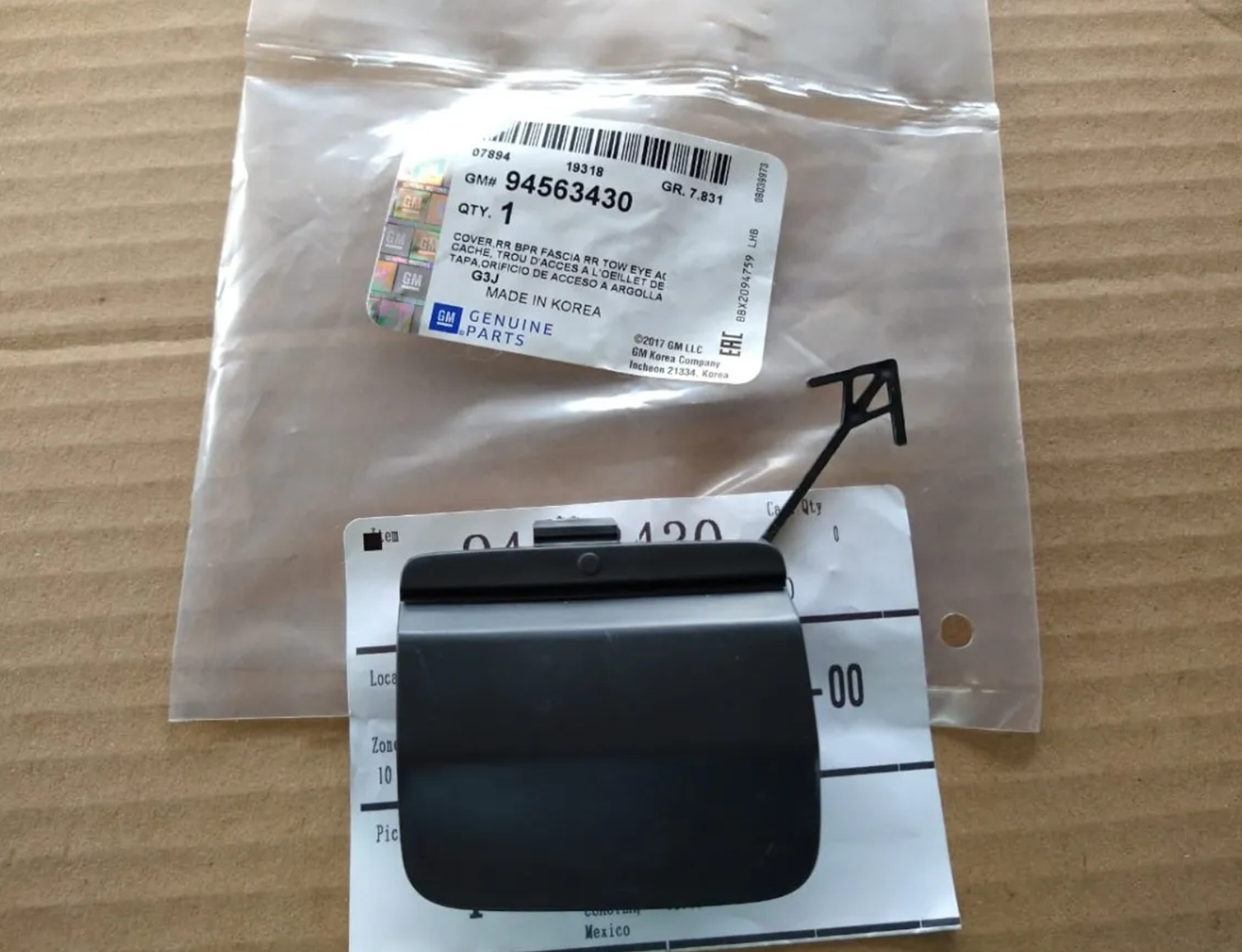 Tapa De Fascia Trasera (para Pintar) GM Parts para Cruze 2010-2015