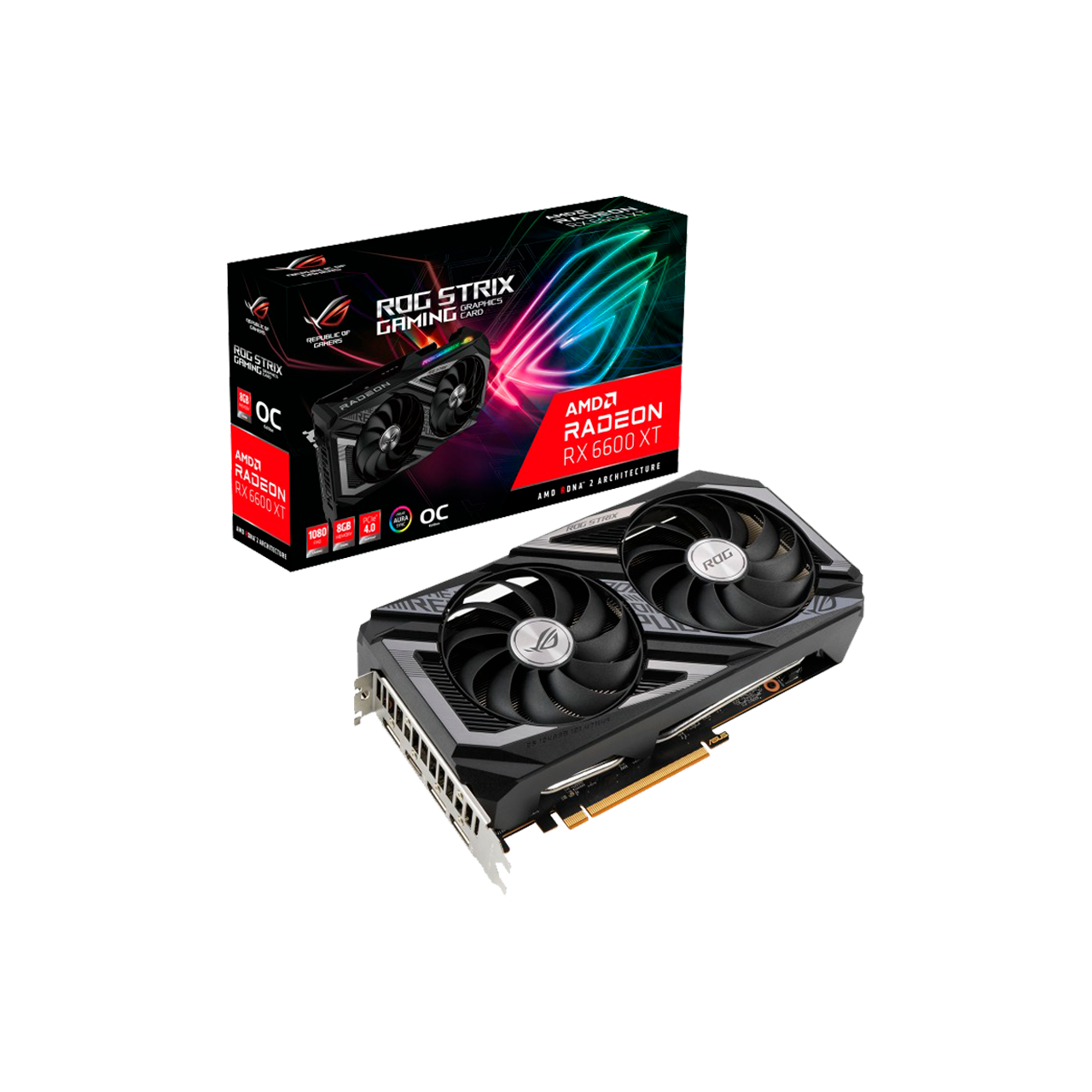 ROG Strix Radeon RX 6600 XT OC Edition 8GB GDDR6