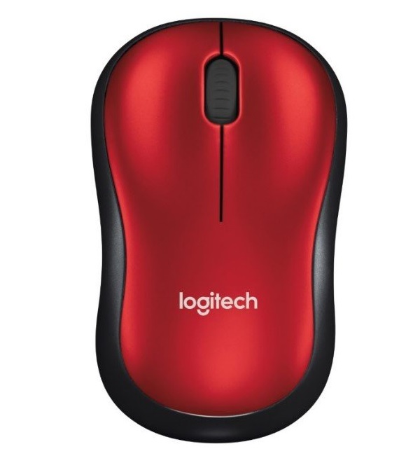 Mouse Rojo Optico Inalambrico Mini Receptor Usb Pc Mac Chrome 910 ...