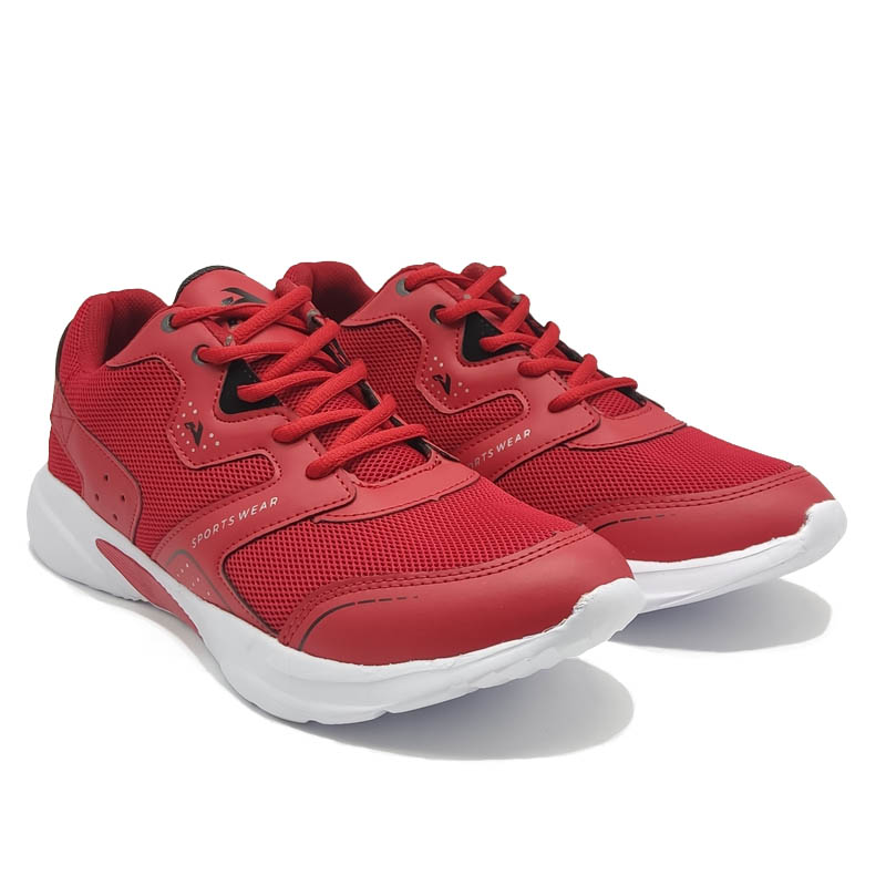 Tenis Arkwyn 015 Rojo Negro Hombre Running Correr Casuales Ligeros
