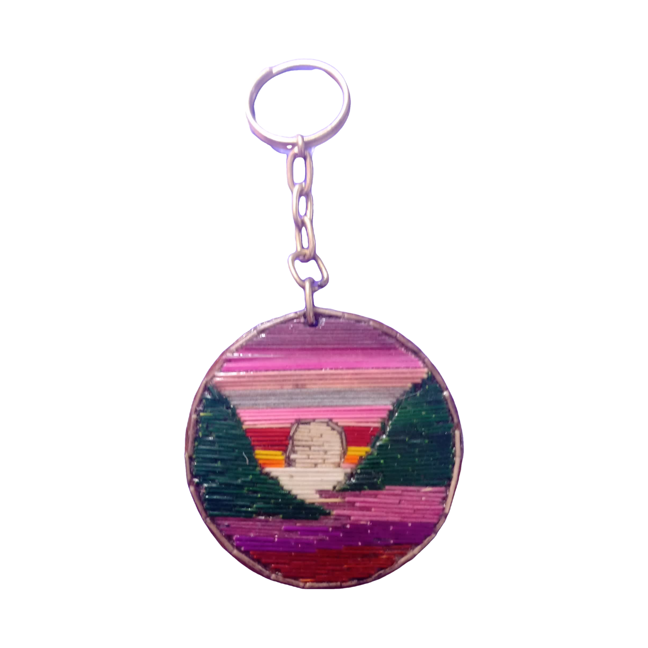 Artesanía con popotillo paquete de 10 llaveros distintos modelos